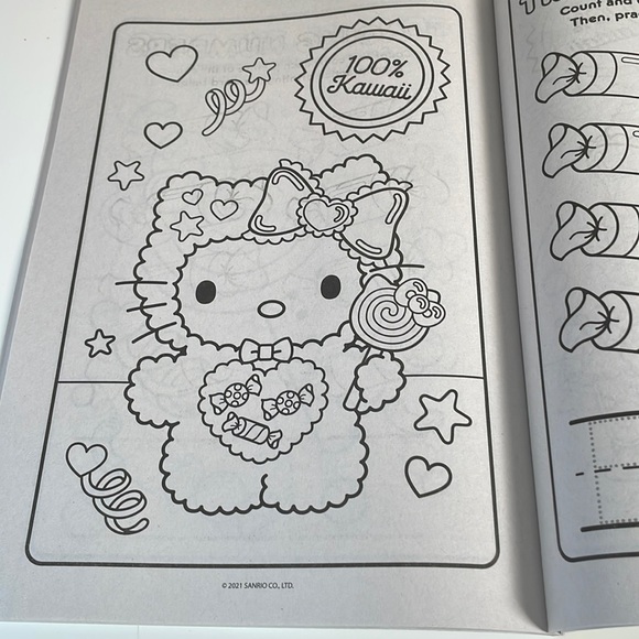 Hello Kitty | Toys | Hello Kitty Jumbo Coloring And Activity Book ...
